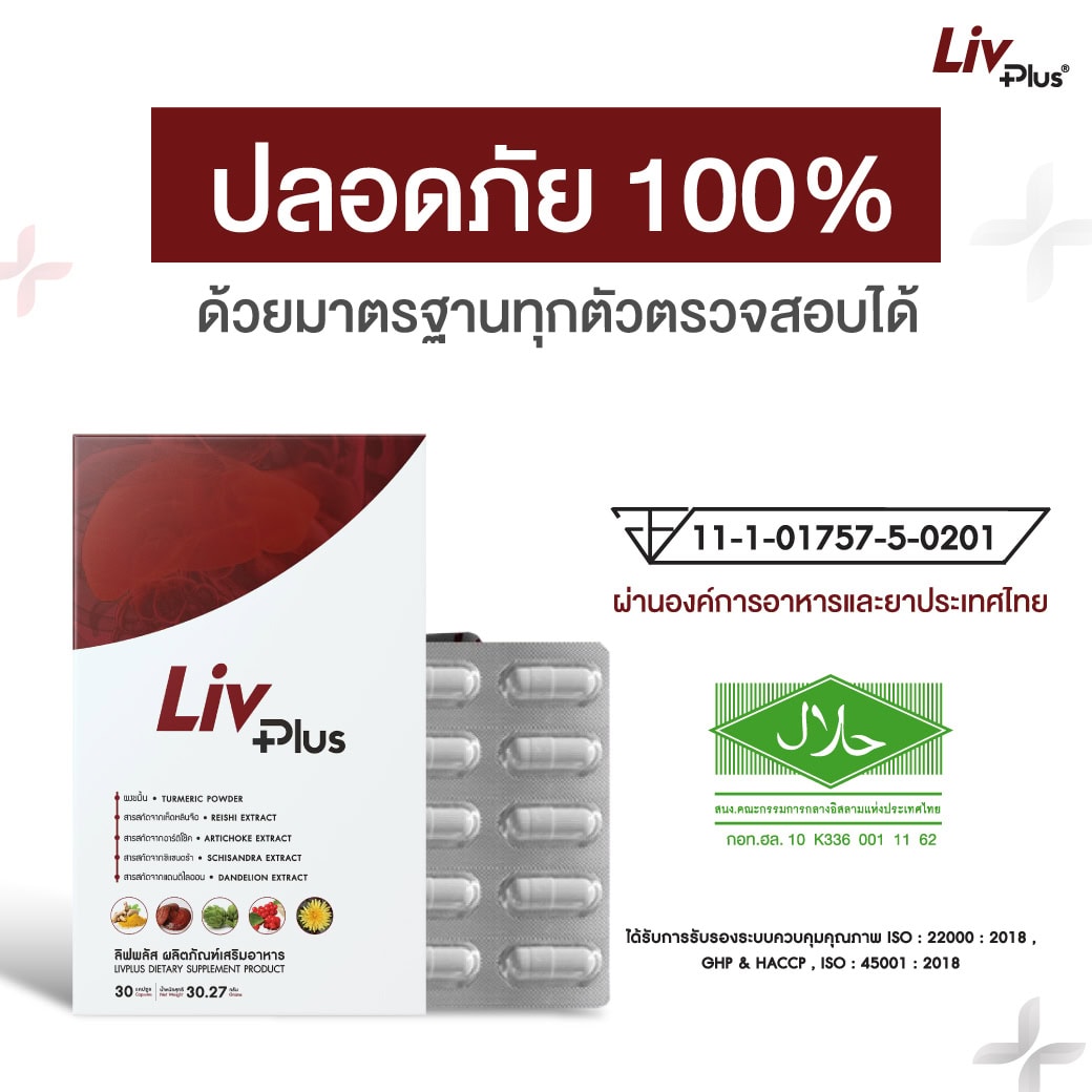 ลิฟพลัส อาหารเสริมระบบทางเดินอาหารและตับ | Livplus TH